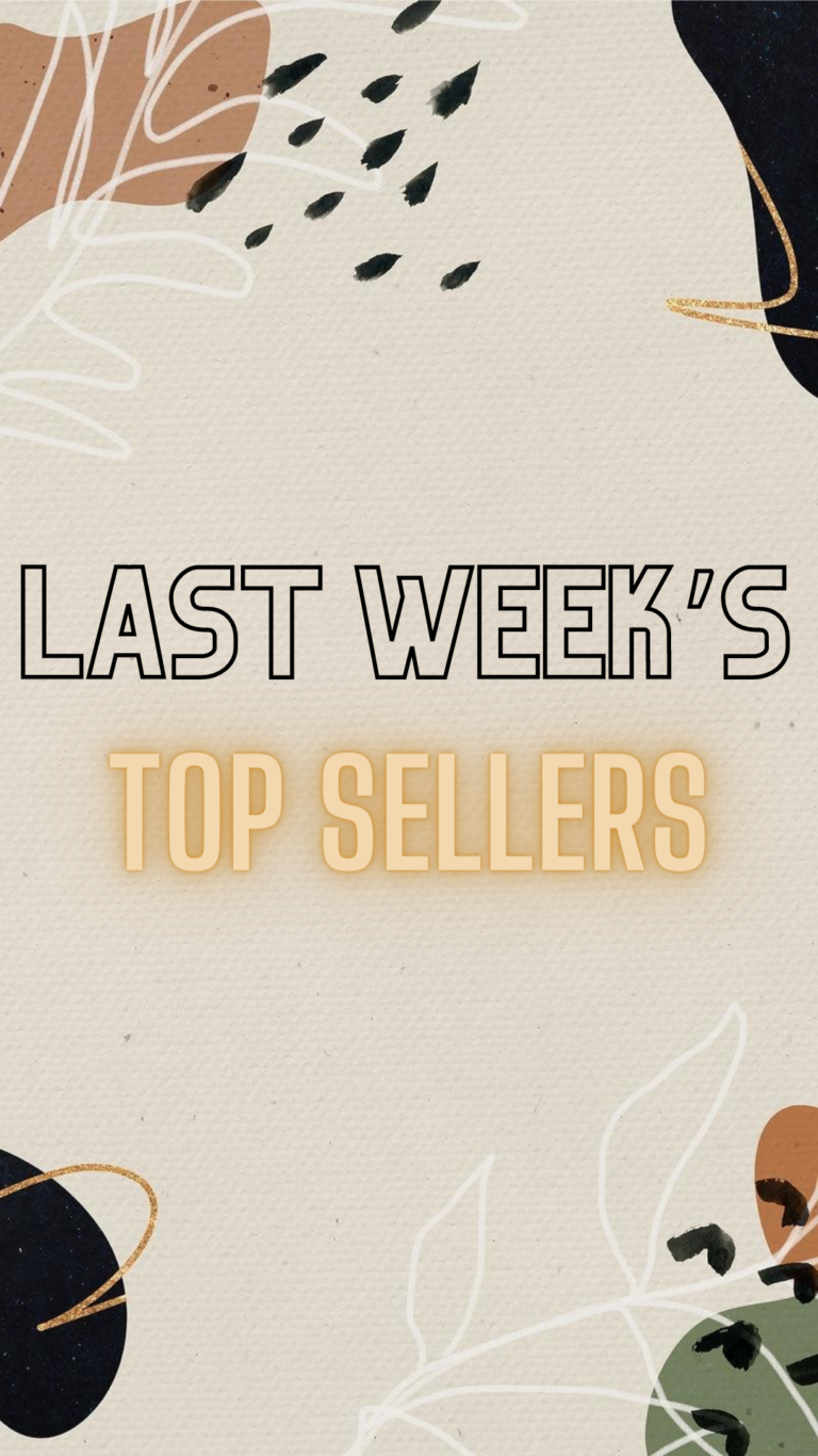 Last Weeks Top Sellers - 50 Shades of Style